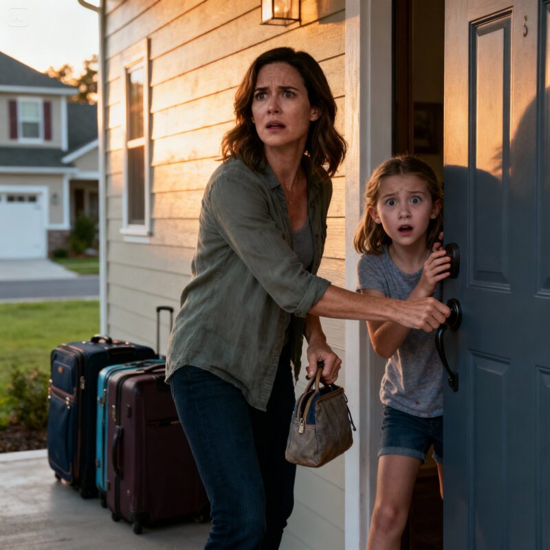 Mon mari hatte die Wohnung gerade verlassen, als meine sechsjährige ...